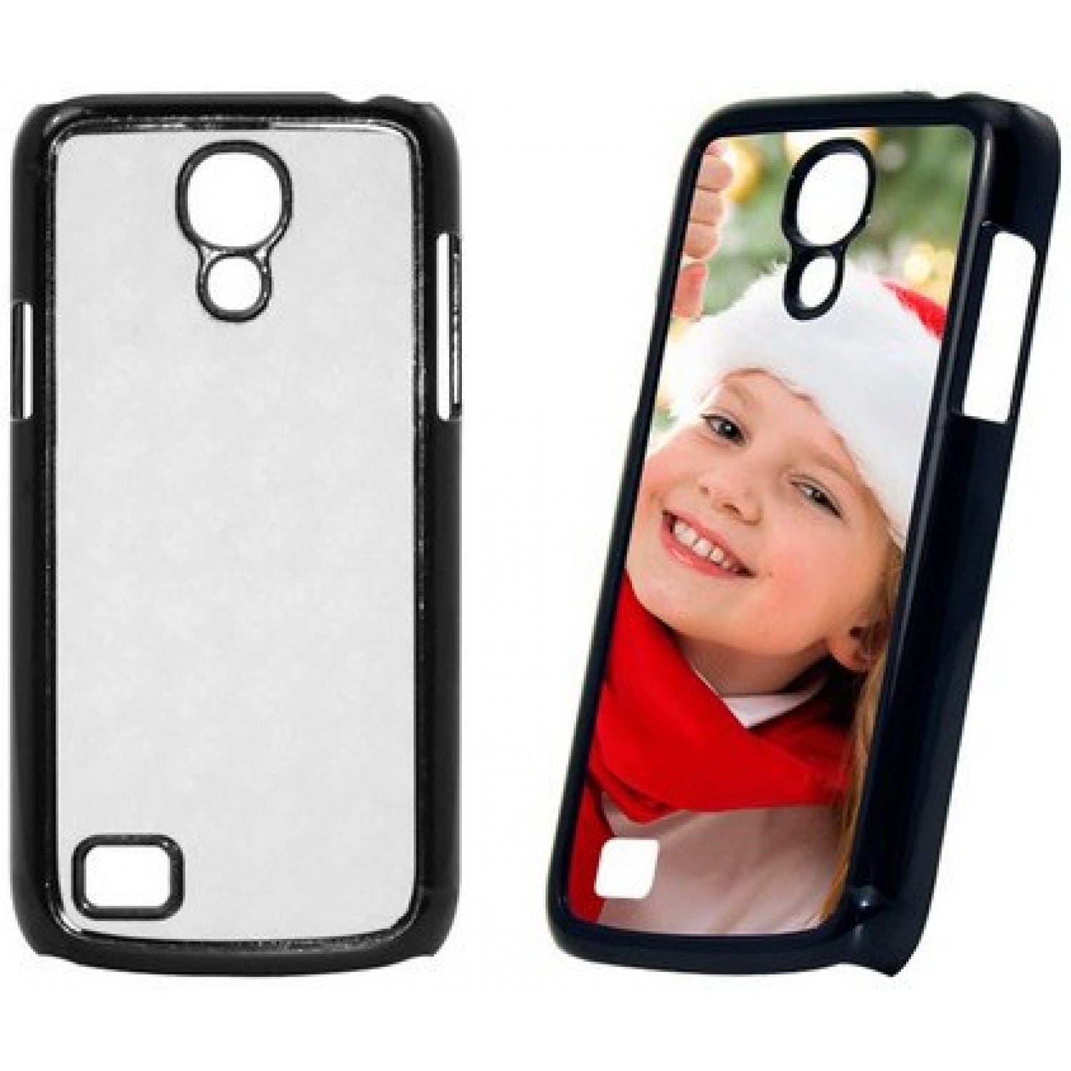 Coque smartphone 2D Samsung Galaxy S4 Mini rigide blanche avec feuille ...