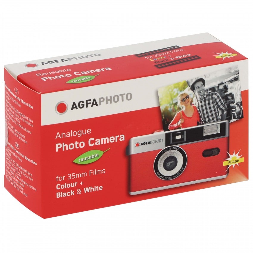 Appareil photo rechargeable AGFA Agfaphoto 35mm - Rouge