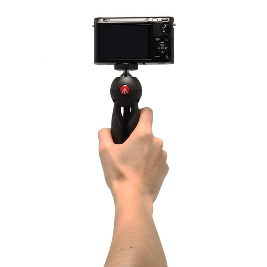 Trépied MANFROTTO mini PIXI - Aluminium noir