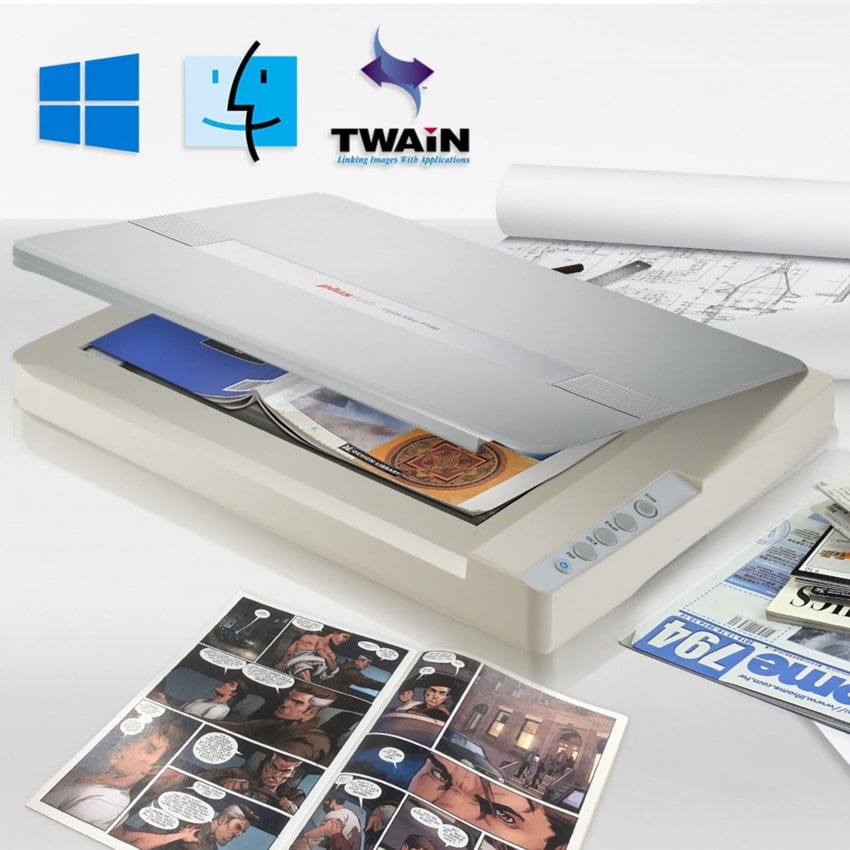 Plustek OpticSlim 1180 Pas Cher - Scanner Plustek A3 Opti Slim 1180