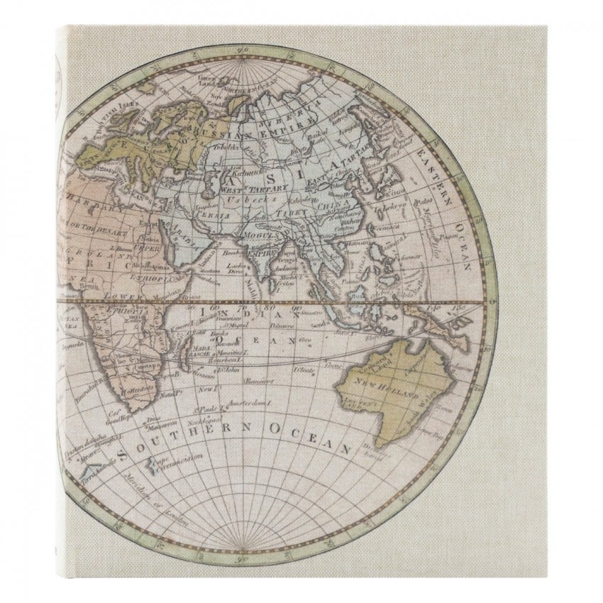 Album photo PANODIA pochettes avec mémo MAP MONDE - 100 pages ivoires ...