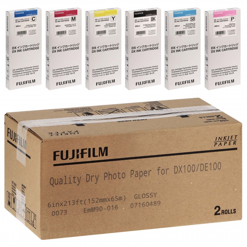 Imprimante jet d'encre FUJI Frontier-S DX100 (Reconditionnée) + 1 jeu d ...