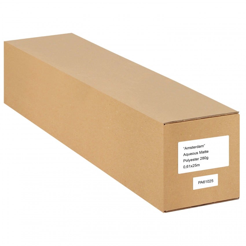 Toile canvas jet d'encre MB Tech Pro (Polyester) Matte 280g - 24" (61cm) - 25m (Reconditionné)