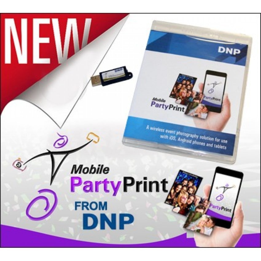 Logiciel DNP Party Print - Application mobile pour l'événementiel - Permet aux participants d ...